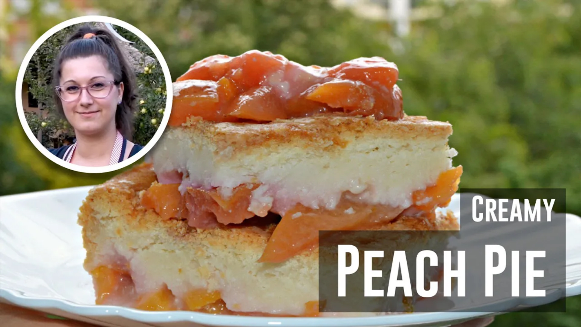 Creamy Peach Pie - PSG Vive Vitam